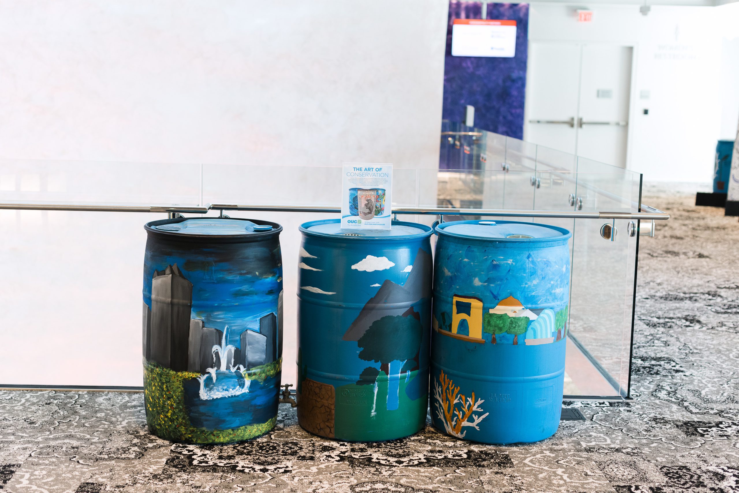 Rain Barrels from OUC’s Water Color Project - Events | UCF College of ...