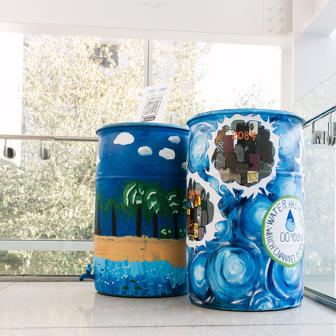 Rain Barrels from OUC's Water Color Project - Events | UCF College of ...