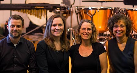 Percussion Professor Tours with Intercollegiate Quartet - CAH News