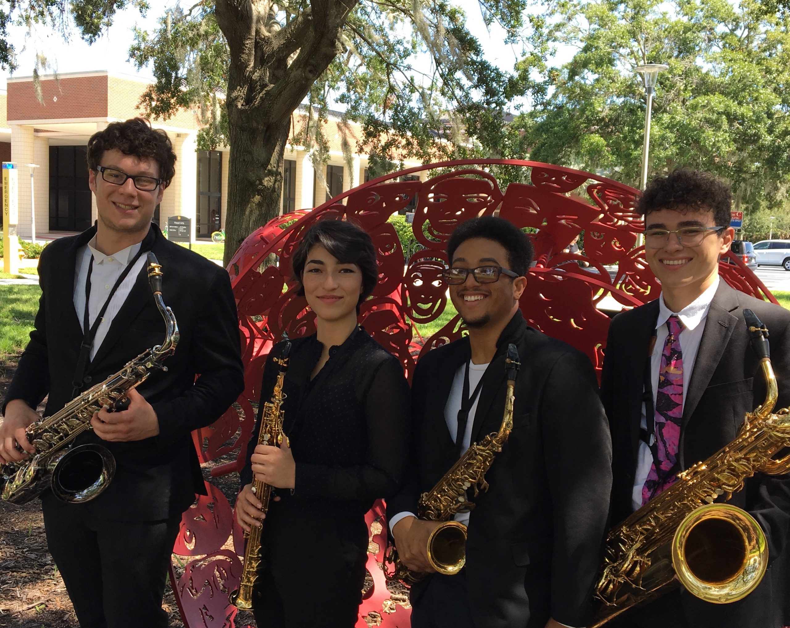 Knights Saxophone Quartet win first place at Florida MTNA Chamber Winds ...