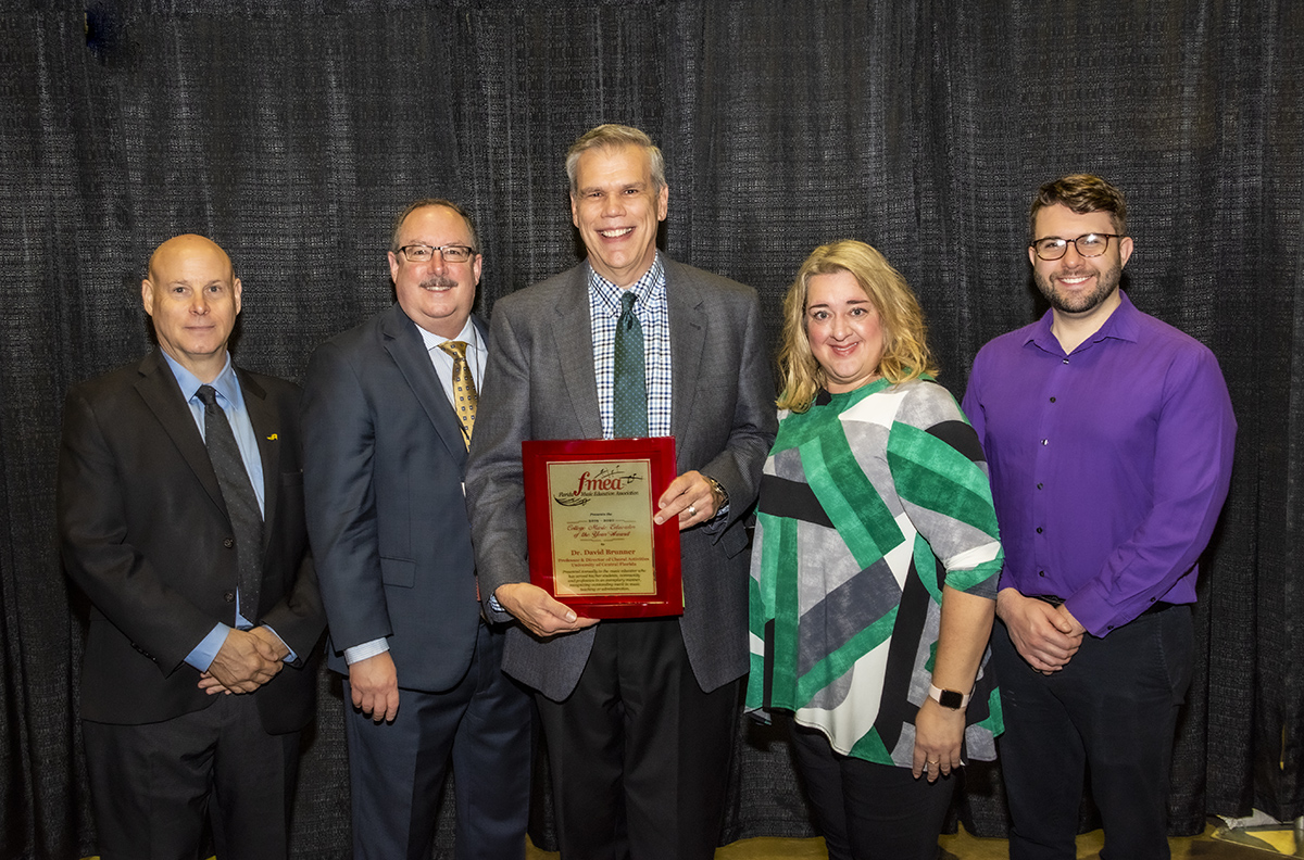 Retiring Choral Director, David Brunner, named College Music Educator ...