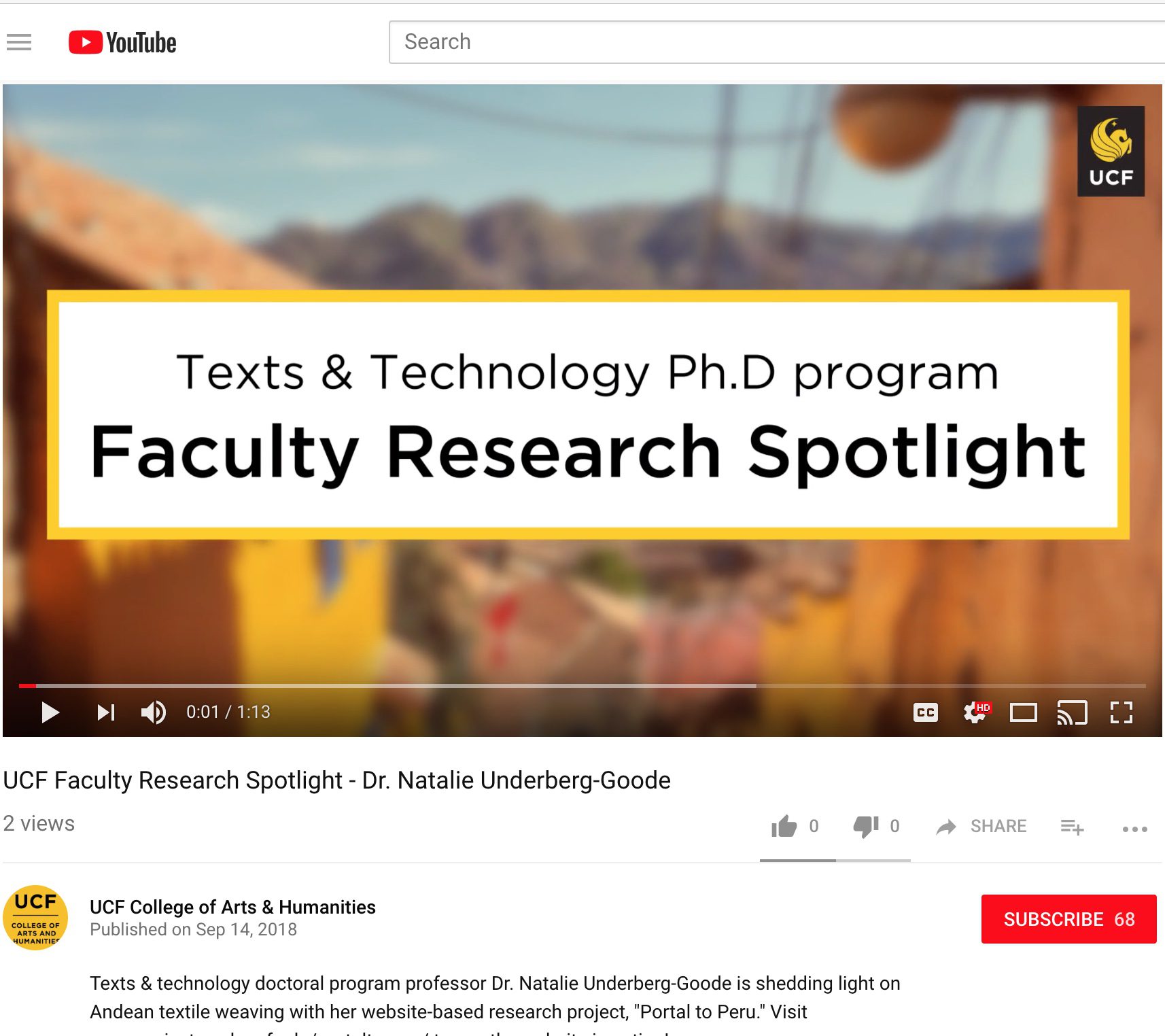 T&T Faculty Research Spotlight - Dr. Natalie Underberg-Goode - Texts ...